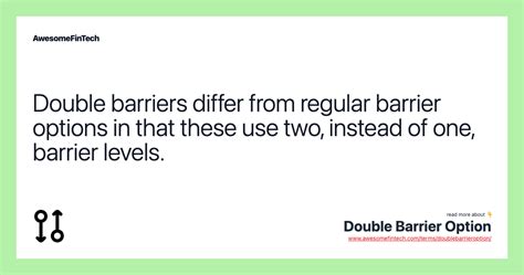 Double Barrier Option Awesomefintech Blog