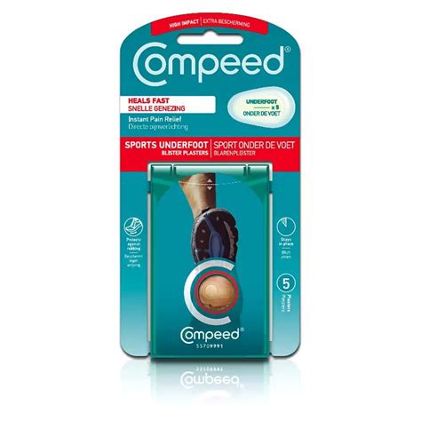 Compeed Underfoot Blister Plasters 5 Hydrocolloid Plasters