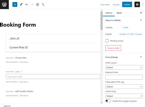 JetFormBuilder How To Add The Repeater Field Into The Booking Form Crocoblock