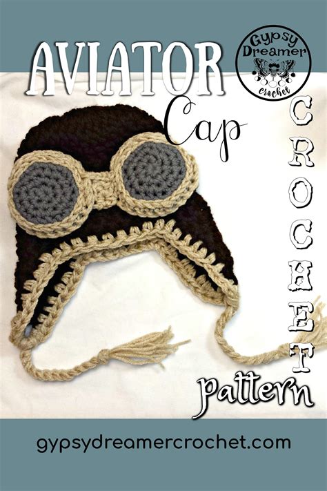 Aviator Hat Crochet Pattern