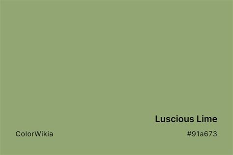 142 Shades Of Lime Color