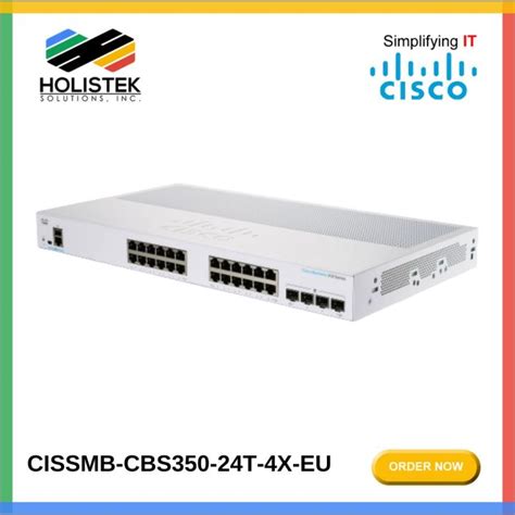 Cisco Business CBS T X Managed Switch Port GE X G SFP CBS T X EU Holistek