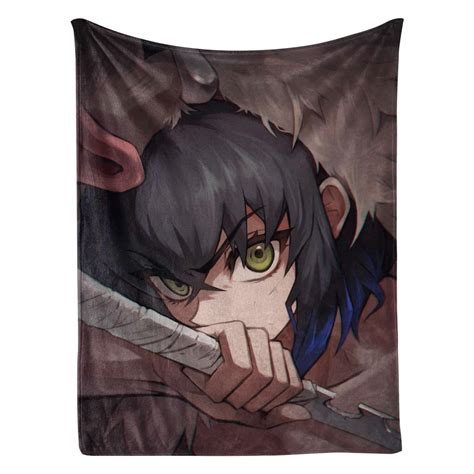 Demon Slayer Inosuke Hashibira Anime Plush Sofa Bed Cartoon Picnic