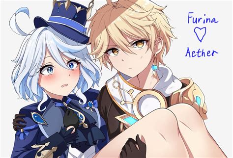 Furina And Aether Genshin Impact Hoyolab