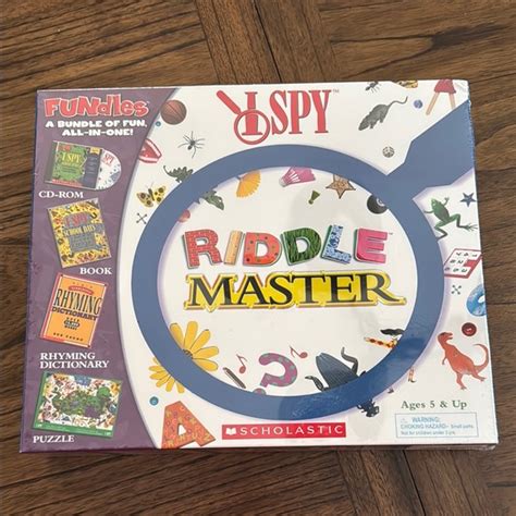 Scholastic Toys Scholastic I Spy Riddle Master Boxed Set New In