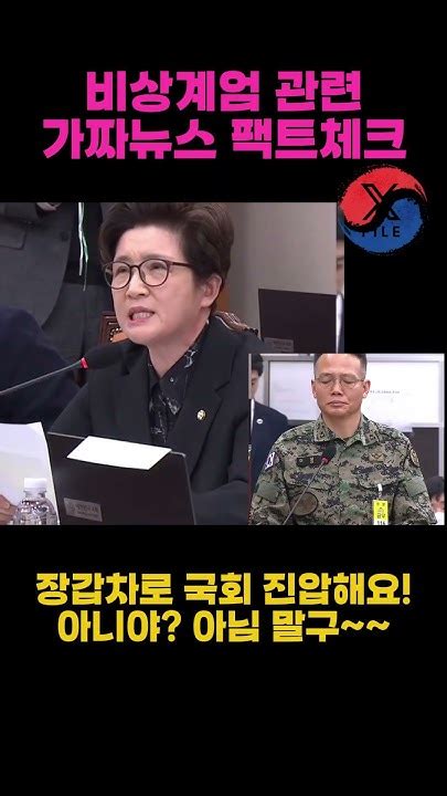 좌파언론 벌벌 떨게하는 강선영 의원의 계엄 팩트체크 Youtube