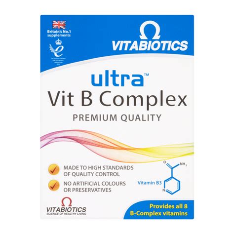 Buy Vitabiotics Ultra Vit B Complex 60 Tablets Online