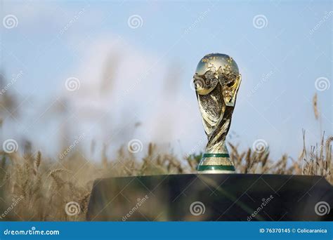 World Cup Trophy Editorial Image Image Of Fifa Trophy 76370145