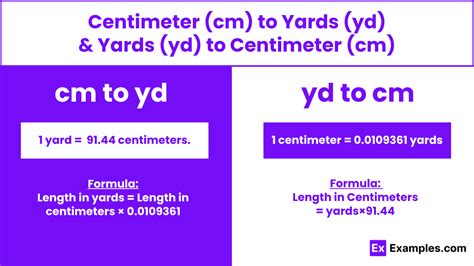 Cm To Yd And Yd To Cm Converter
