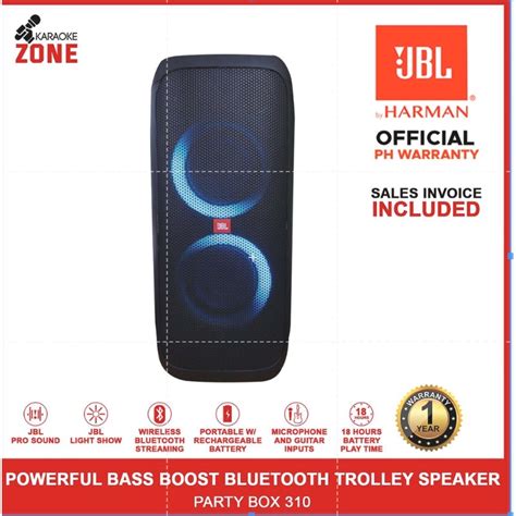Jbl Party Box Powerful Bass Boost Jbl Party Box Portable Speaker Trolley Bluetooth