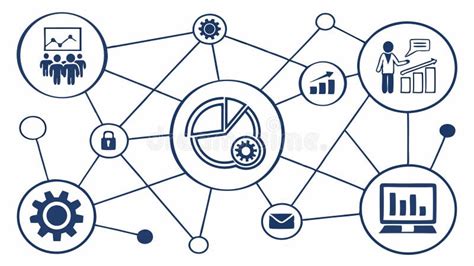 Business Data Network Data Management Business Analytics Data Flow Vector Design Generative