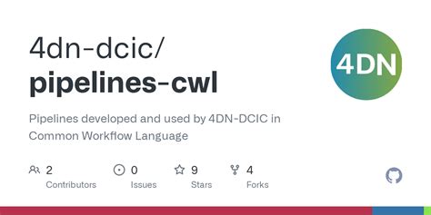 GitHub 4dn Dcic Pipelines Cwl Pipelines Developed And Used By 4DN