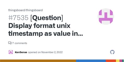 Question Display Format Unix Timestamp As Value In Table Browser