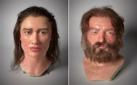 Facial Reconstruction Of A Roman Man And Of A Middle Byzantine Woman