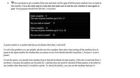 Solved Write A Program To Get A Number From User And Print Chegg Com