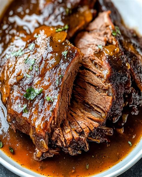 Receta De Pecho De Res En Olla De Cocción Lenta Recetas De Abuela