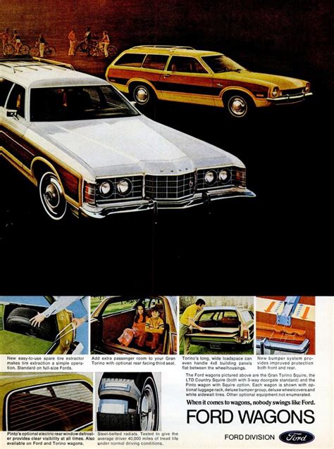 Check Out These Classic 1970s Ford Gran Torino Station Wagons With Wood