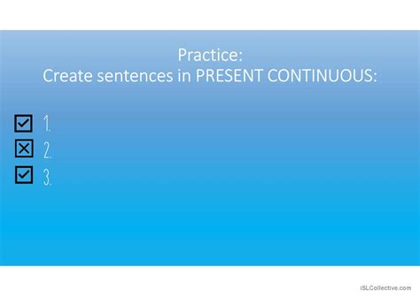 Present Continuous Progressive Gui English Esl Powerpoints