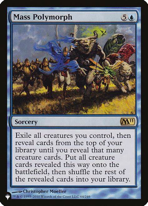 Mass Polymorph · The List Plst M11 64 · Scryfall Magic The