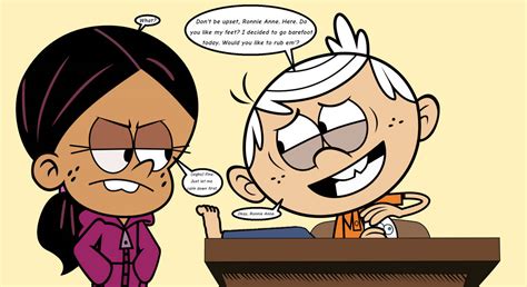 Lincoln Asks Ronnie Anne To Rub His Feet By Stevenuniverserules On