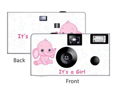 Elephant In Pink Custom Disposable Camera Custom Camera Collection