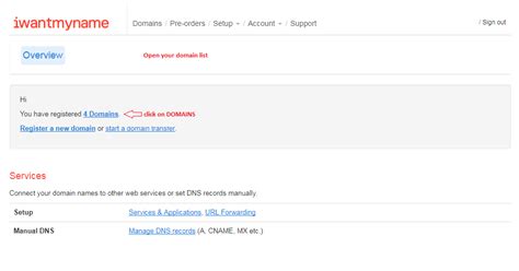 servermx iwantmyname servermx mx dns setup