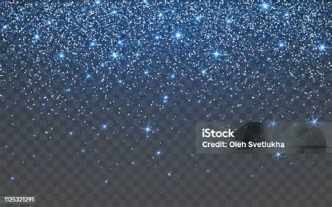 투명 한 바탕에 파란색 반짝이 스파클 트윙클 조명 역동적인 배경입니다 벡터 일러스트 레이 션 반짝이에 대한 스톡 벡터 아트 및 기타 이미지 Istock