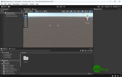 建立 Unity 3d 的開發專案與建置執行 Jamess Tech And Life Blog 點部落