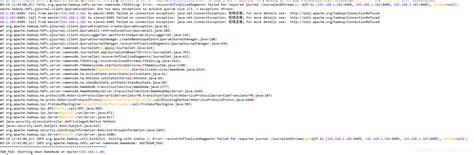 Hdfs配置与异常处理：unknownhostexception及namenode启动失败解决方案 Csdn博客