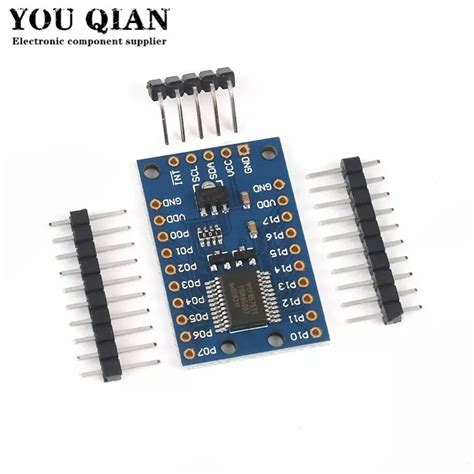 10pcs pcf8575 remote 16 bits i2c iic smbus i o expander module with