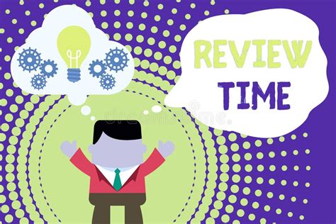 Conceptual Hand Writing Showing Review Time Business Photo Text To Think Or Talk About