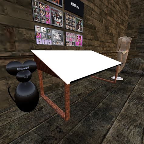 Second Life Marketplace Drafting Engineering Table