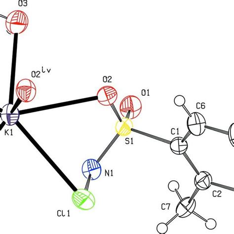Molecular Structure Of The Title Compound Showing The Atom Labelling