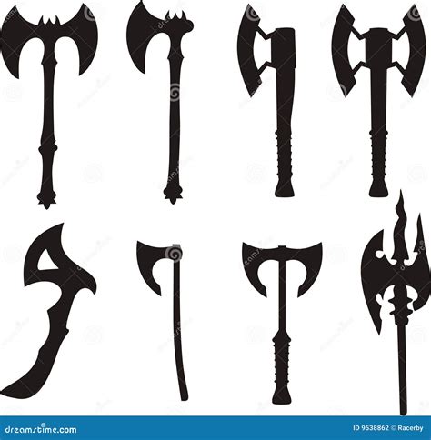 Axe Vector Stock Vector Illustration Of Blood Knight 9538862