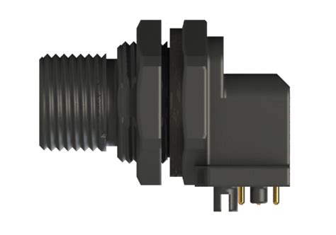 방수 Ip66 ~ 68 M12 A 코드 8핀 수형 패널 실장 커넥터 A12n P108hprr Holin