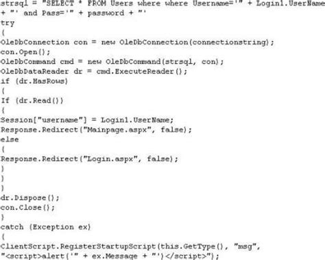 What Is The Problem With This Asp Script Loginasp Exam4training