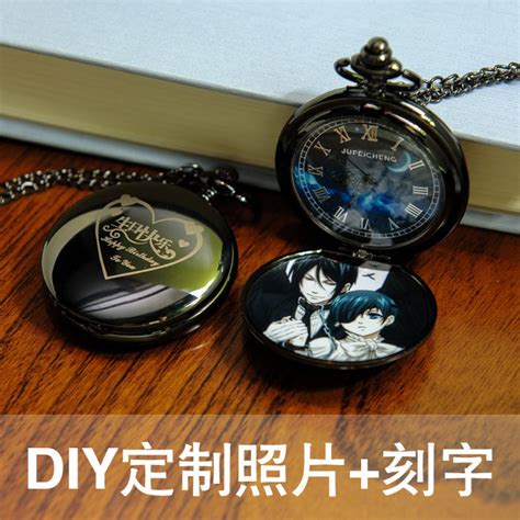 怀表定制男款女孩学生便携石英复古翻盖可放照片刻字diy吊坠项链：🌟时间的艺术，永恒的回忆！💖 怀表 淘宝好物网