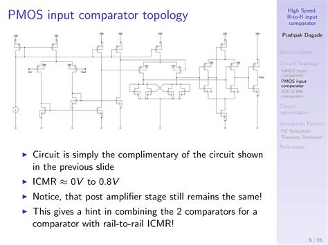 Design Of A High Speed Rail To Rail Input Cmos Comparator Pdf