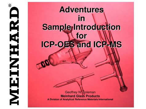 Ppt Adventures In Sample Introduction For Icp Oes And Icp Ms Powerpoint Presentation Id 528300
