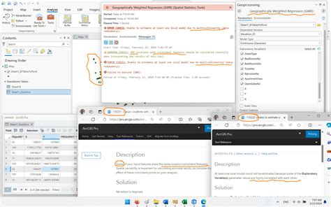 Arcgis Pro 3 0 2 The Gwr Tool Is Producing A Warn Esri Community