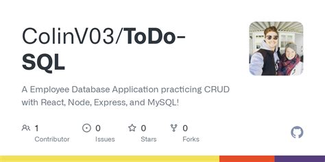 Github Colinv03todo Sql A Employee Database Application Practicing