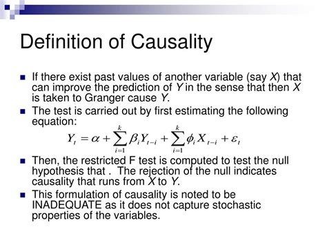 Ppt Causality Analyses In Econometrics Powerpoint Presentation Free Download Id 2893119