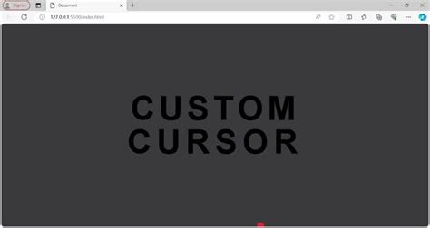Gangavamsi Siddam On Linkedin Project Title Custom Cursor 🚀 I Successfully Completed A Dynamic