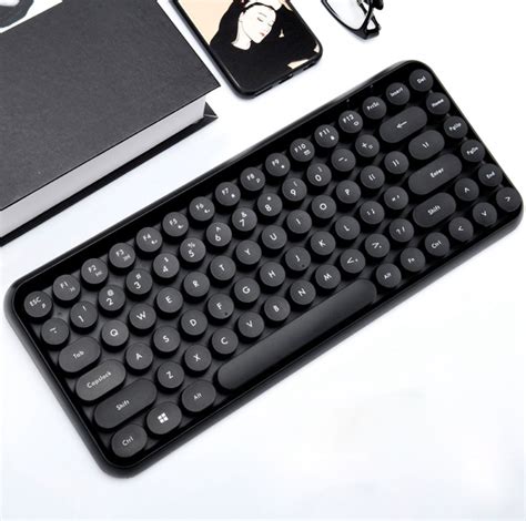 Ajazz 380i Bluetooth Wireless Keyboard Gray