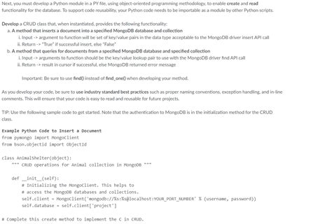 Solved Next You Must Develop A Python Module In A Py File Using 1 Answer Transtutors