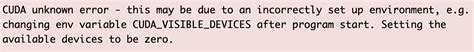 Unable To Determine The Device Handle For Gpu Unknown Error Linux