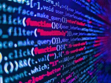 Web Abstract Programming And Created Virus On Laptop Screen Programming Code Screen Of Software