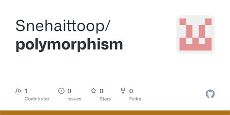 Github Snehaittooppolymorphism