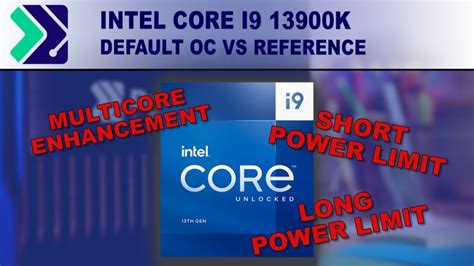 Intel Core I9 13900k Impact Of Multicore Enhancement Mce And Long Power Duration Limits On