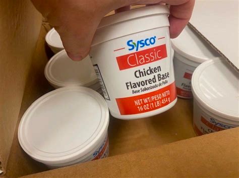 Vanee Foods Recalls Sysco Chicken Flavored Base Products Due To Misbranding